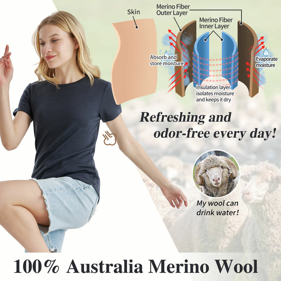 Womens Merino T-Shirt – Merino Protect